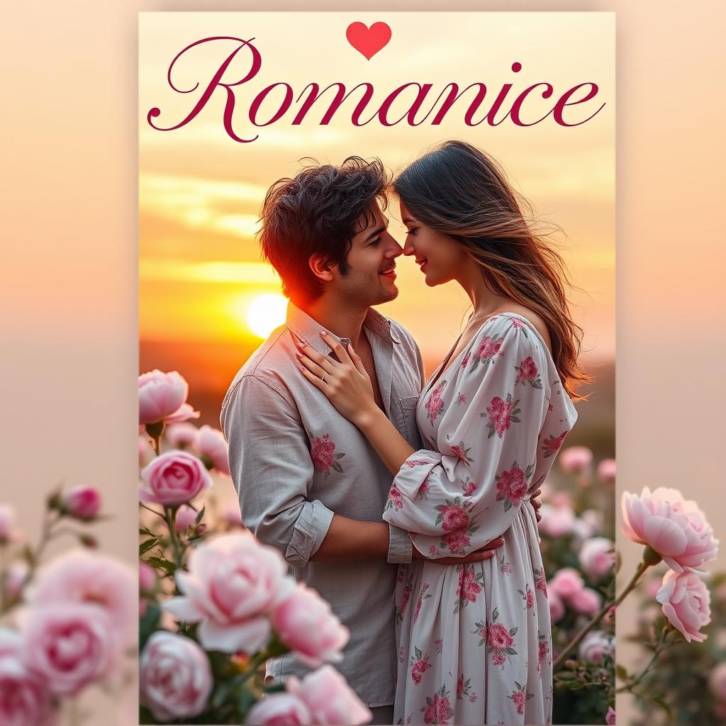 Serene Romance: Captivating Magazine Cover