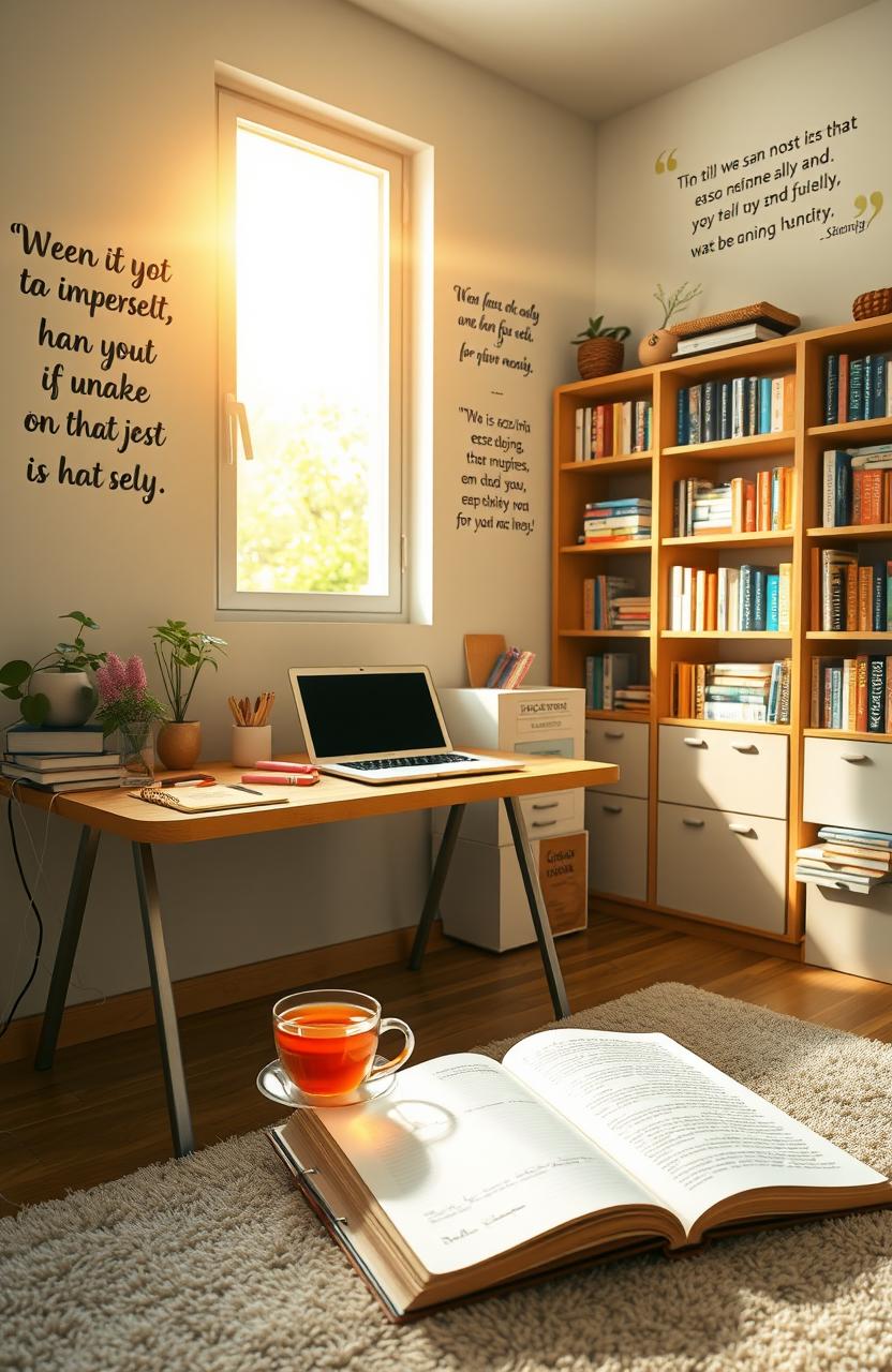 Find Your Focus: A Serene Workspace for Self-Improvement