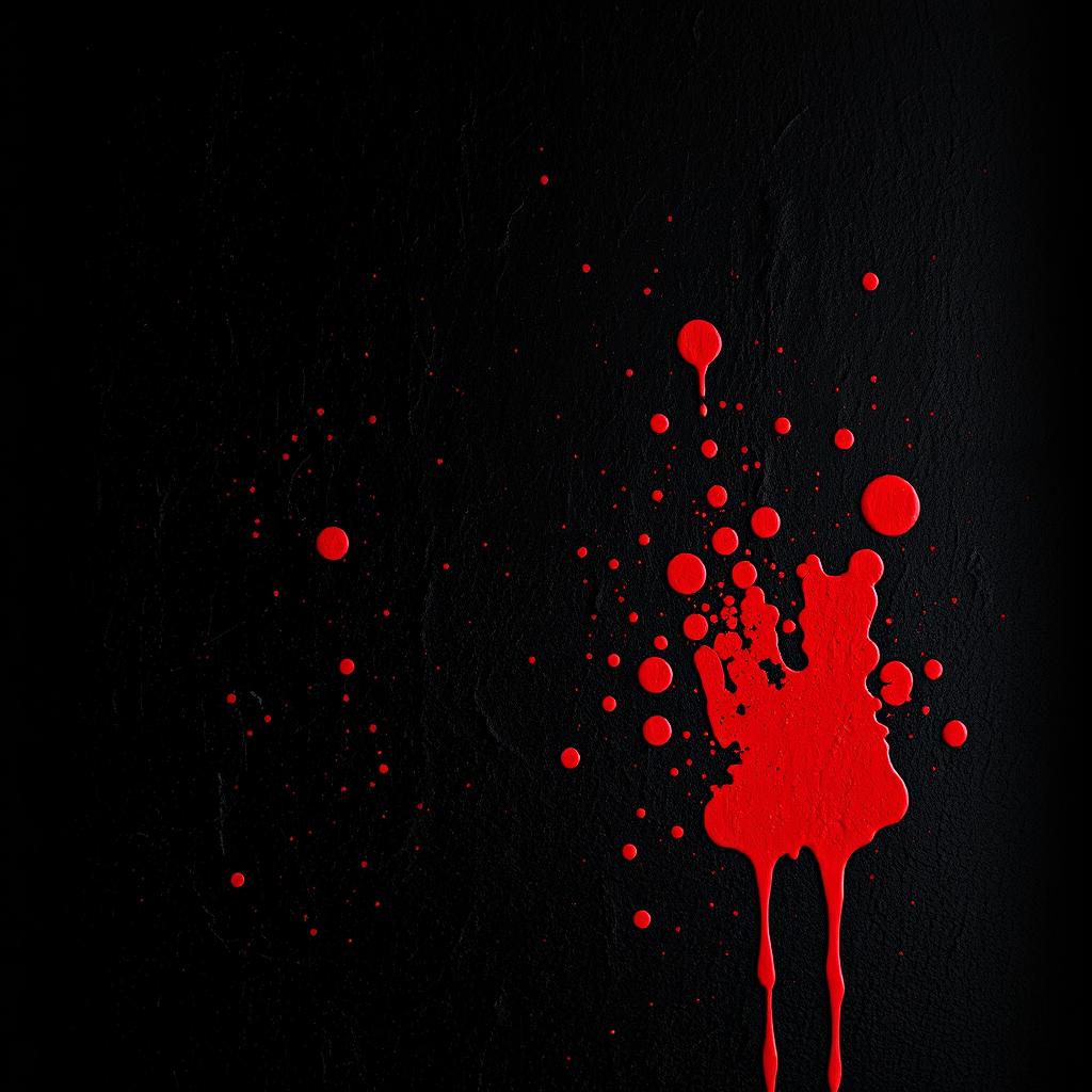 Dramatic Black and Red Wallpaper | Edgy Blood Splatter Background