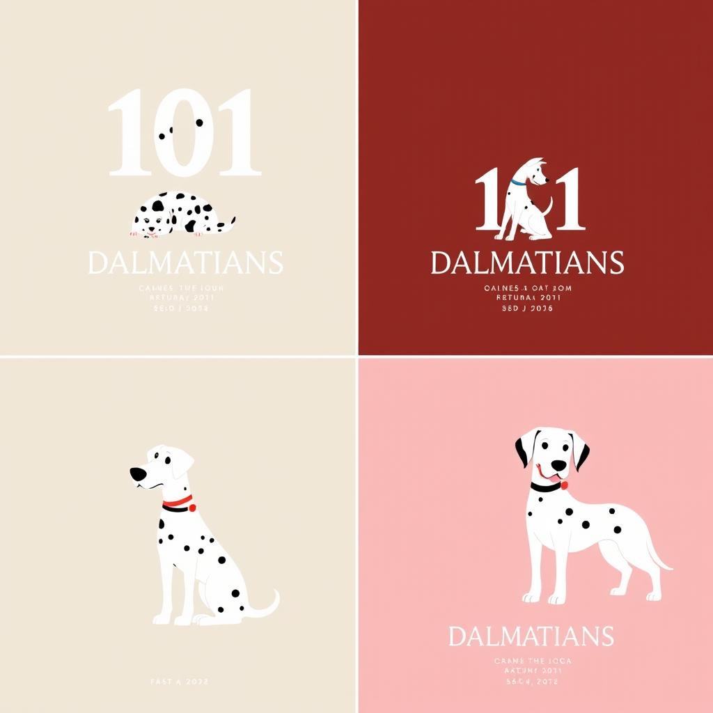 Charming 101 Dalmatians Inspired Poster Series