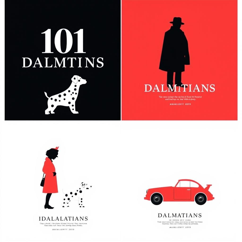 Minimalist Posters Inspired by 101 Dalmatians