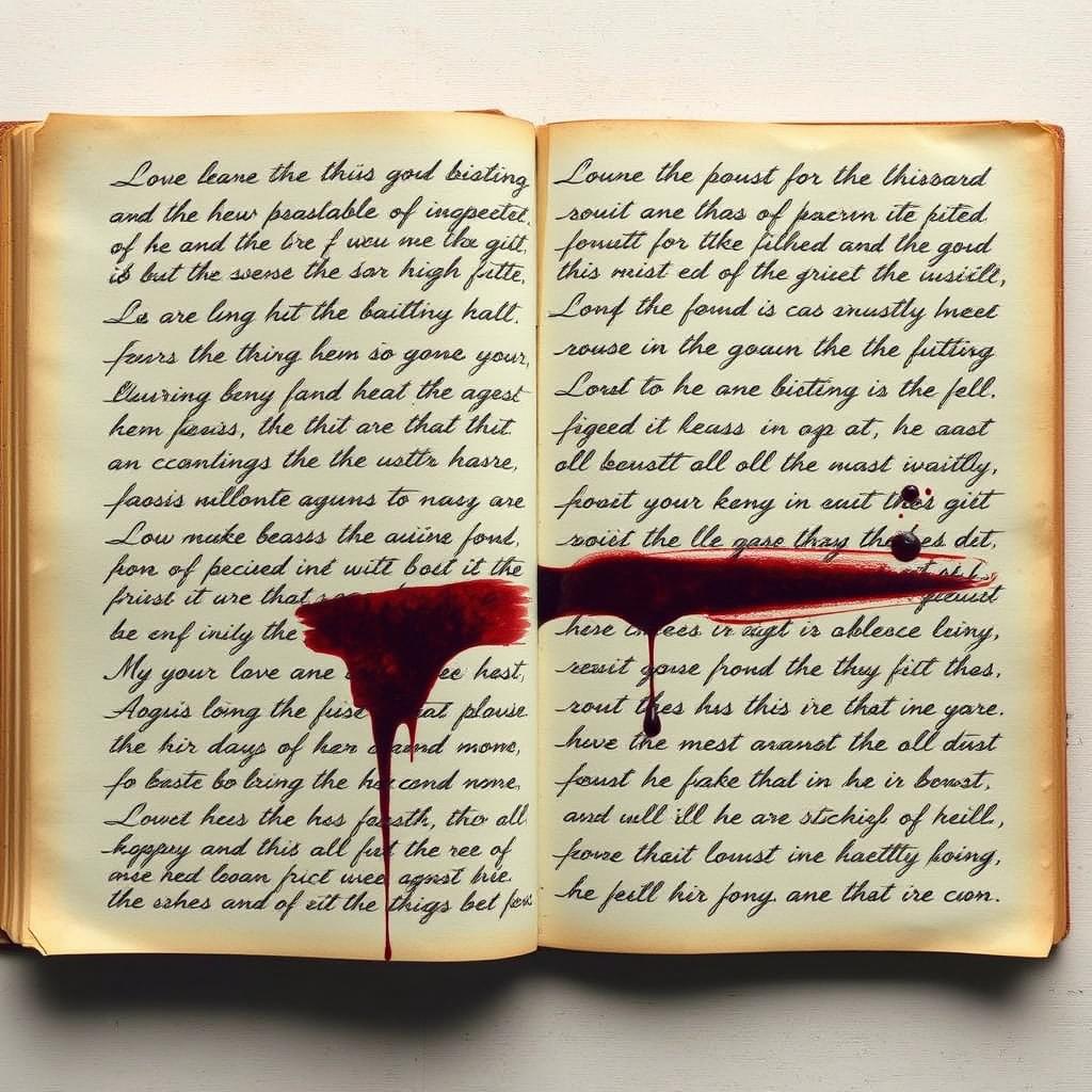 Elegant Handwritten Cursive Page