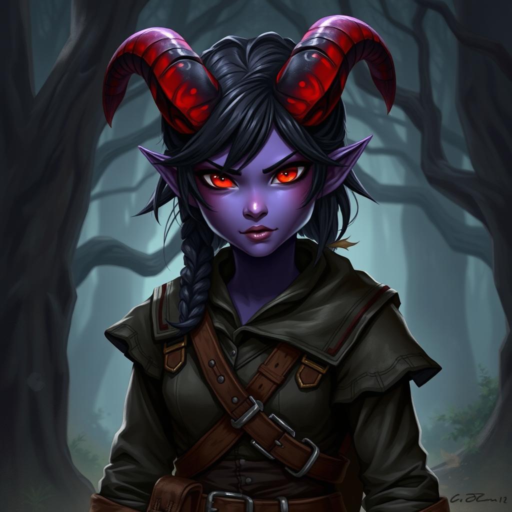 Epic Fantasy Characters: Muscular Dwarf and Alluring Half-Demon RPG ...