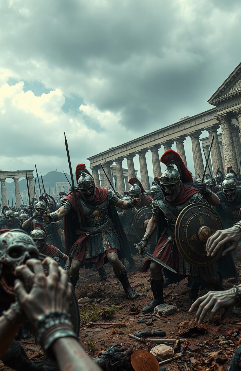 Futuristic Rome: Zombie Apocalypse Battlefield