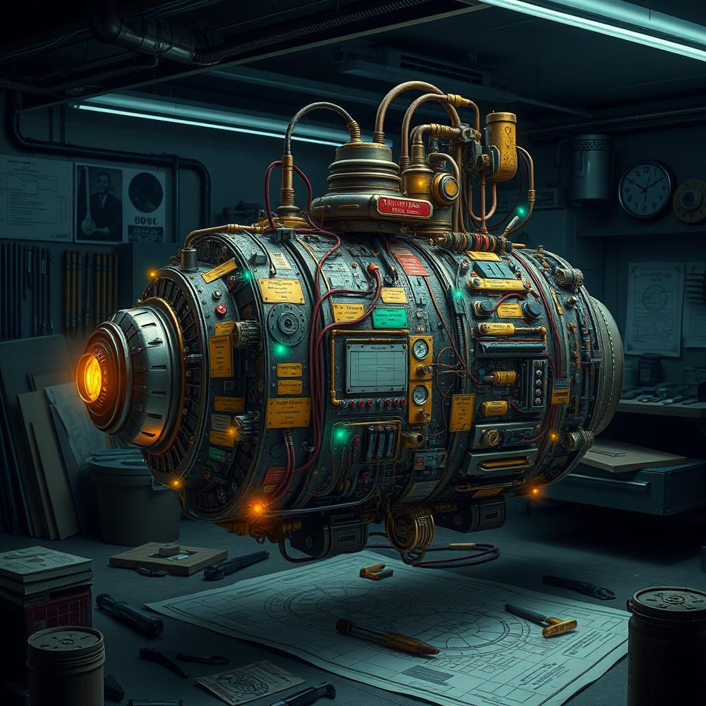 Explore the Blueprint of Innovation: Complex Bomb Schematic