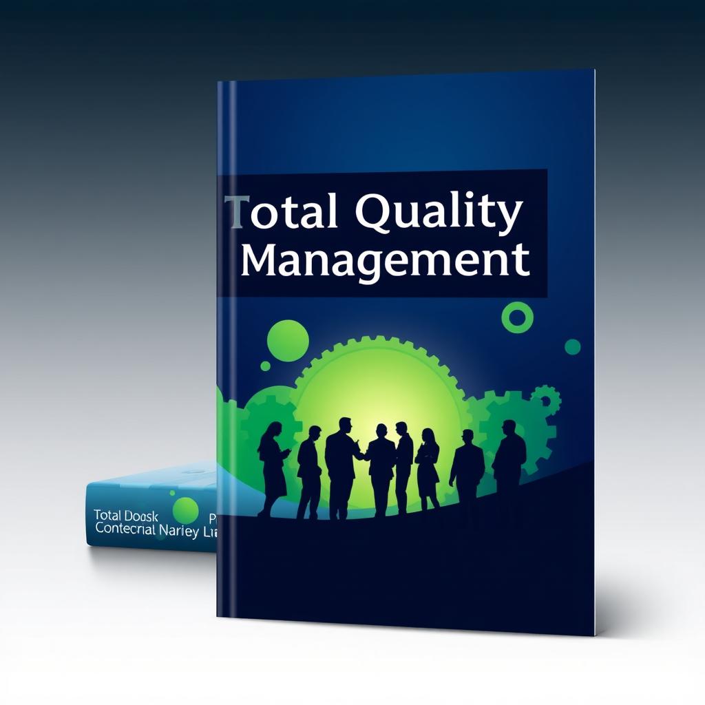 Eye-Catching Book Cover Design for Total Quality Management