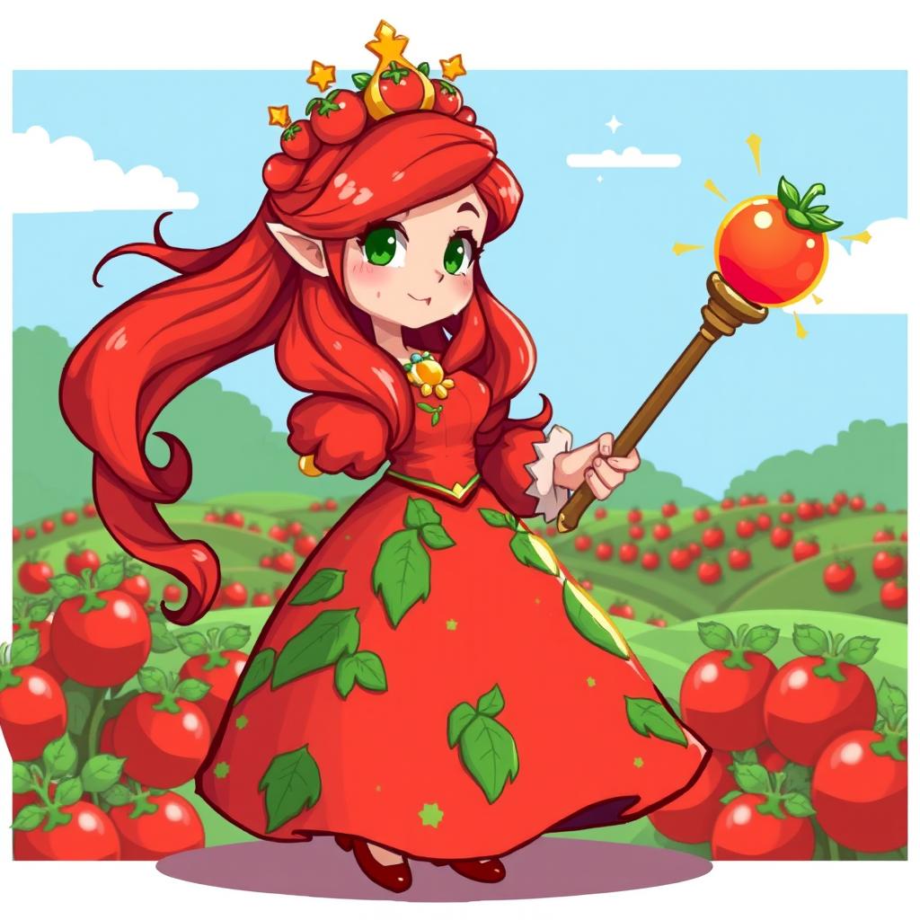 Meet the Vibrant Princess of the Tomato Kingdom