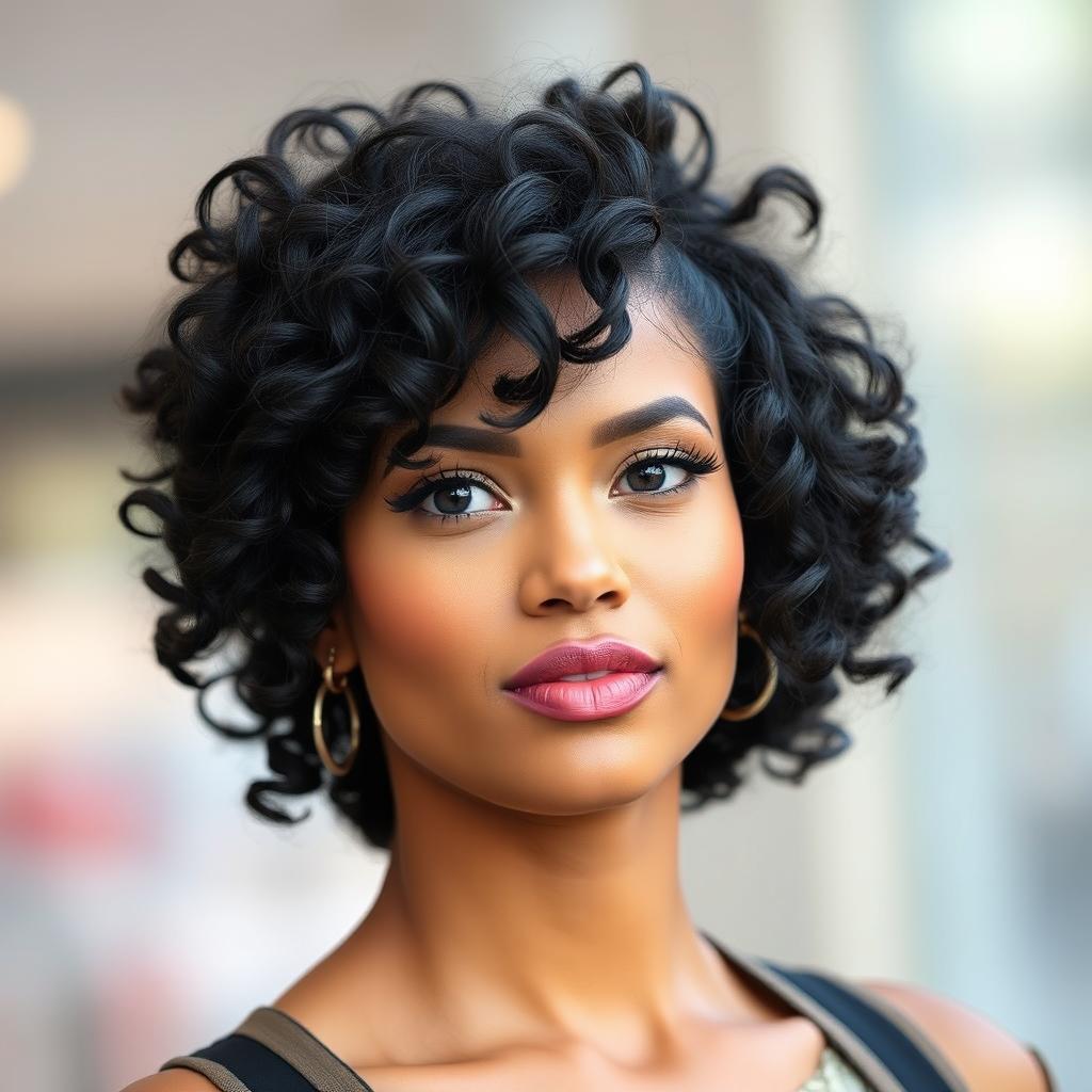 Bold & Beautiful: Curly Pixie Cut