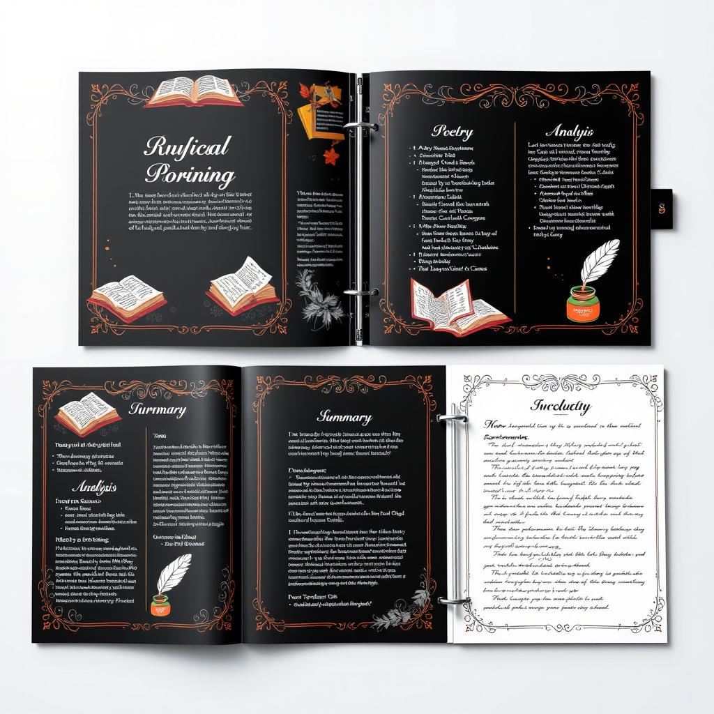 Stylish English Portfolio: Creative Writing, Poetry & Essays