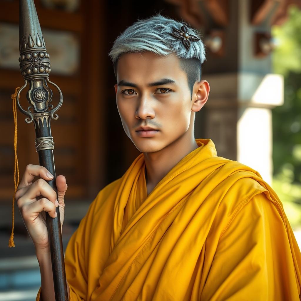 Radiant Monk: The Guardian with a Glaive