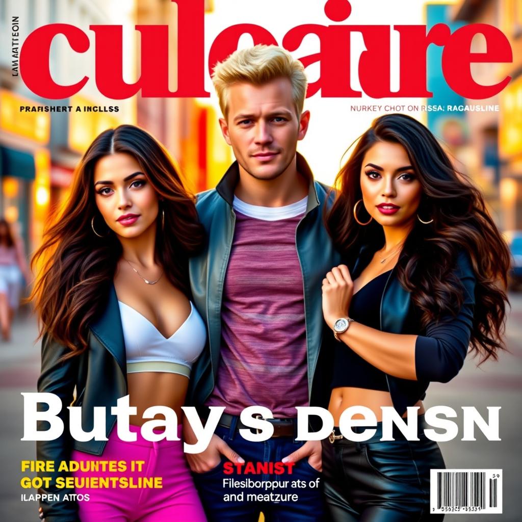 Captivating Magazine Cover: Elegance Meets Style