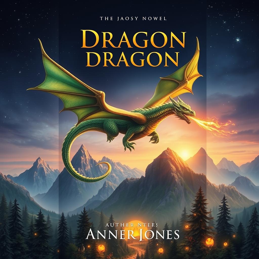 Soaring into Adventure: Fantasy Dragon Book Cover