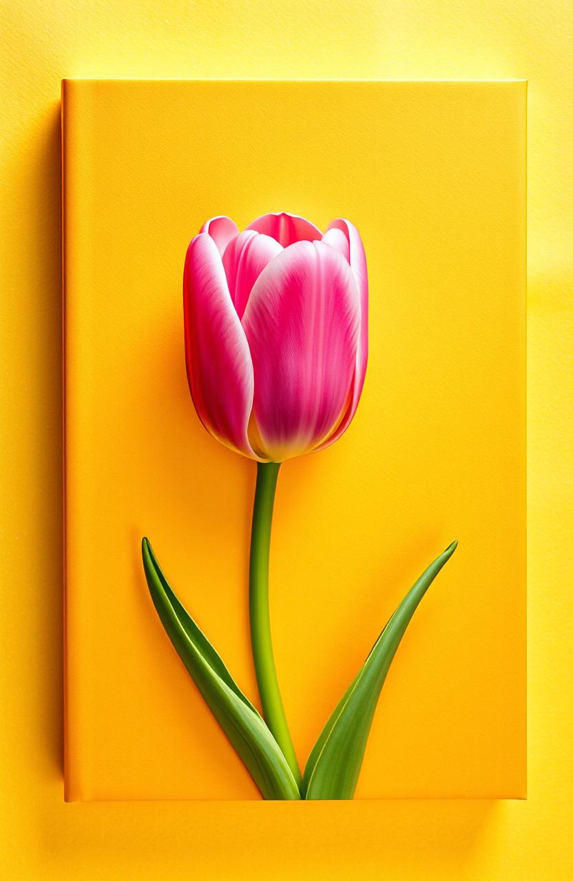 Elegant Tulip Book Cover Design