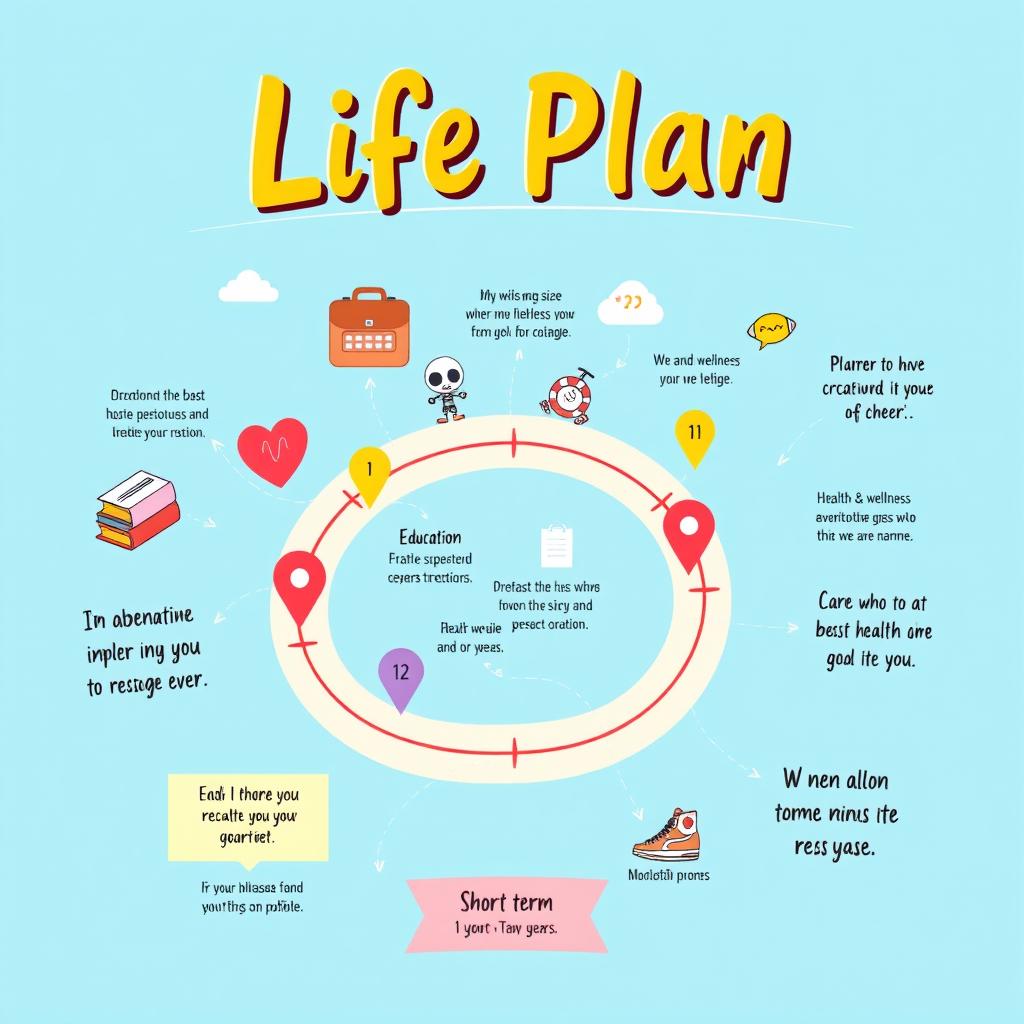 Visualize Your Journey: Life Plan Illustration