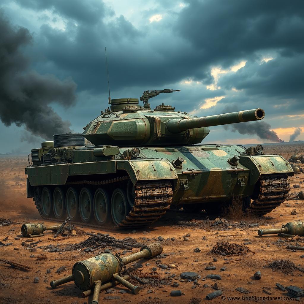 Unleash the Power: Realistic Military Battle Tank