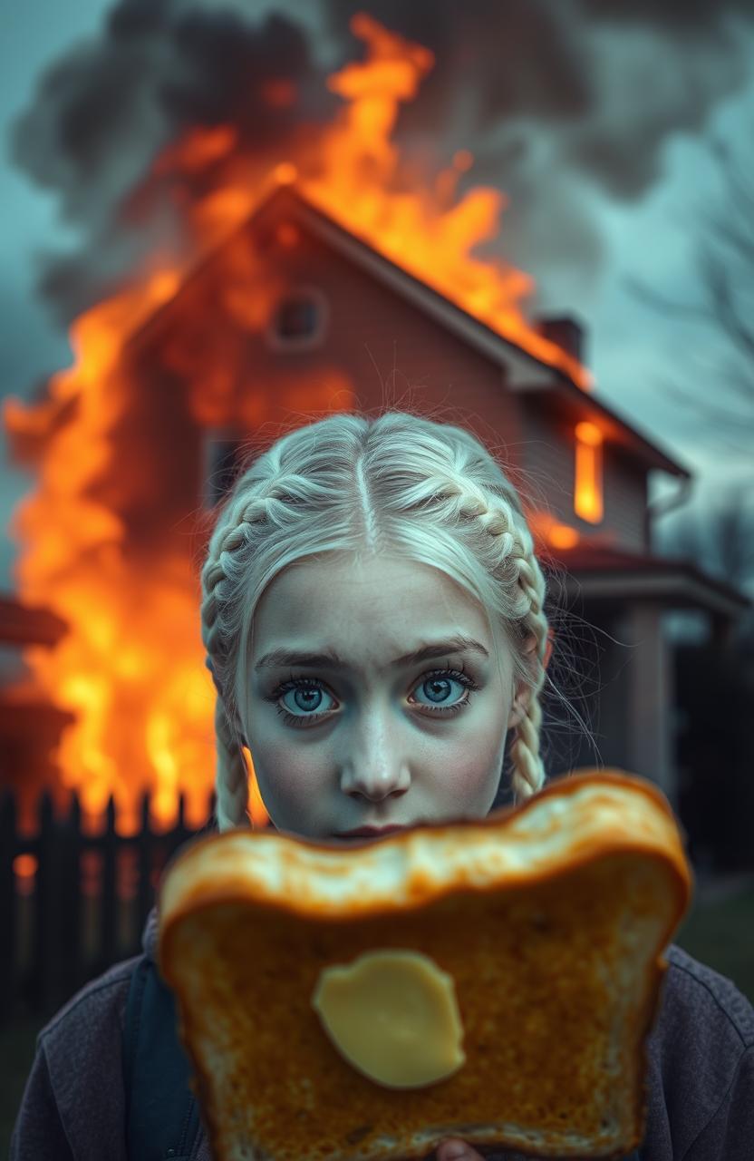 Fiery Chaos: House in Flames