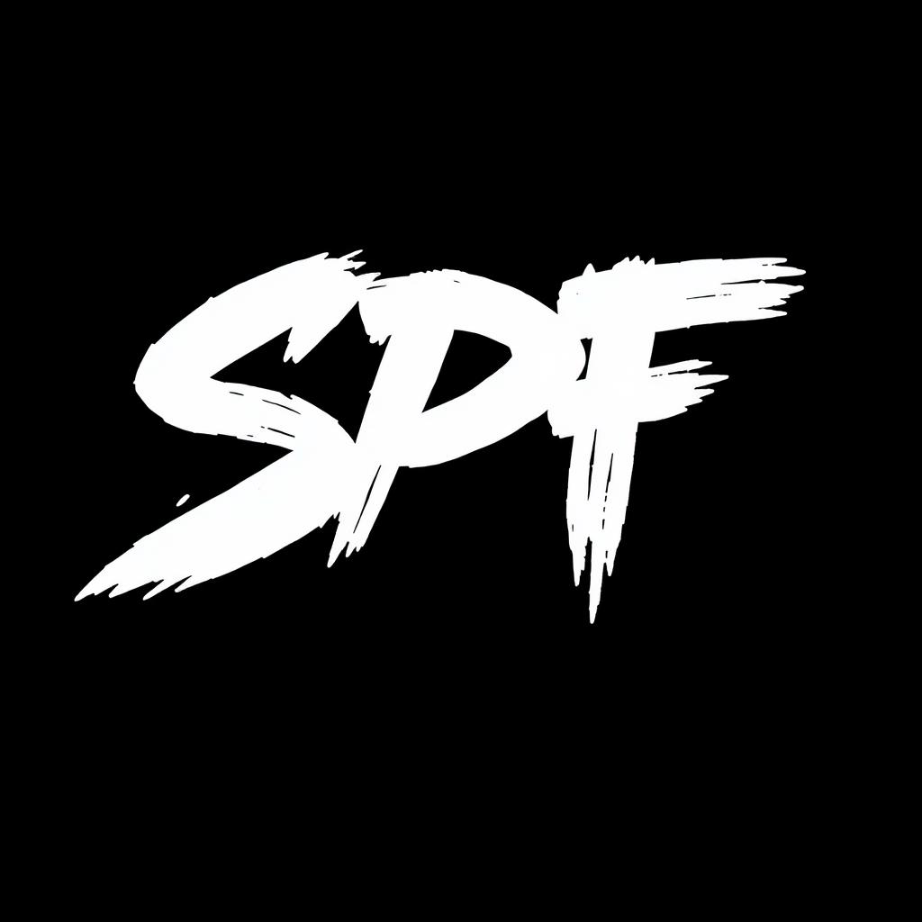 Stylish SPF Design in WWF Scratch Font