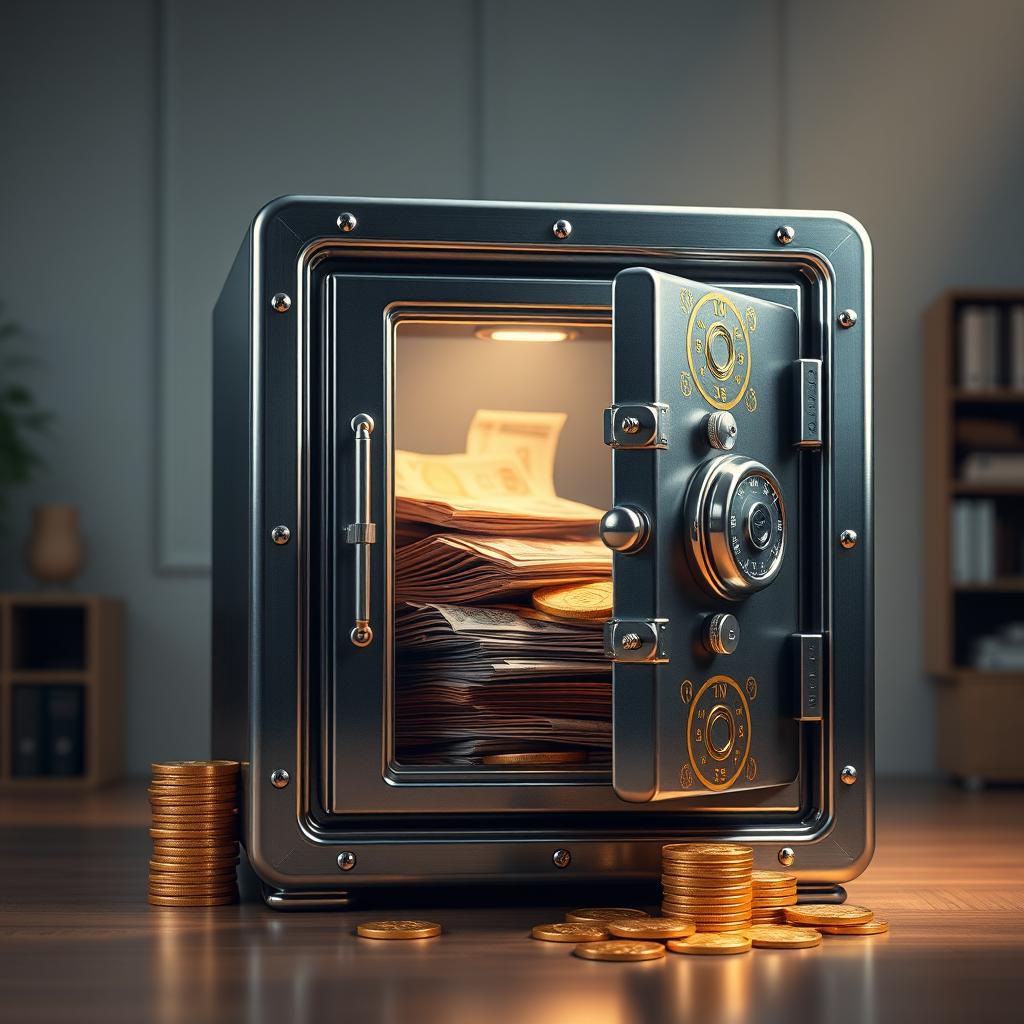 Unlocking Imagination: A Creative Bank Safe