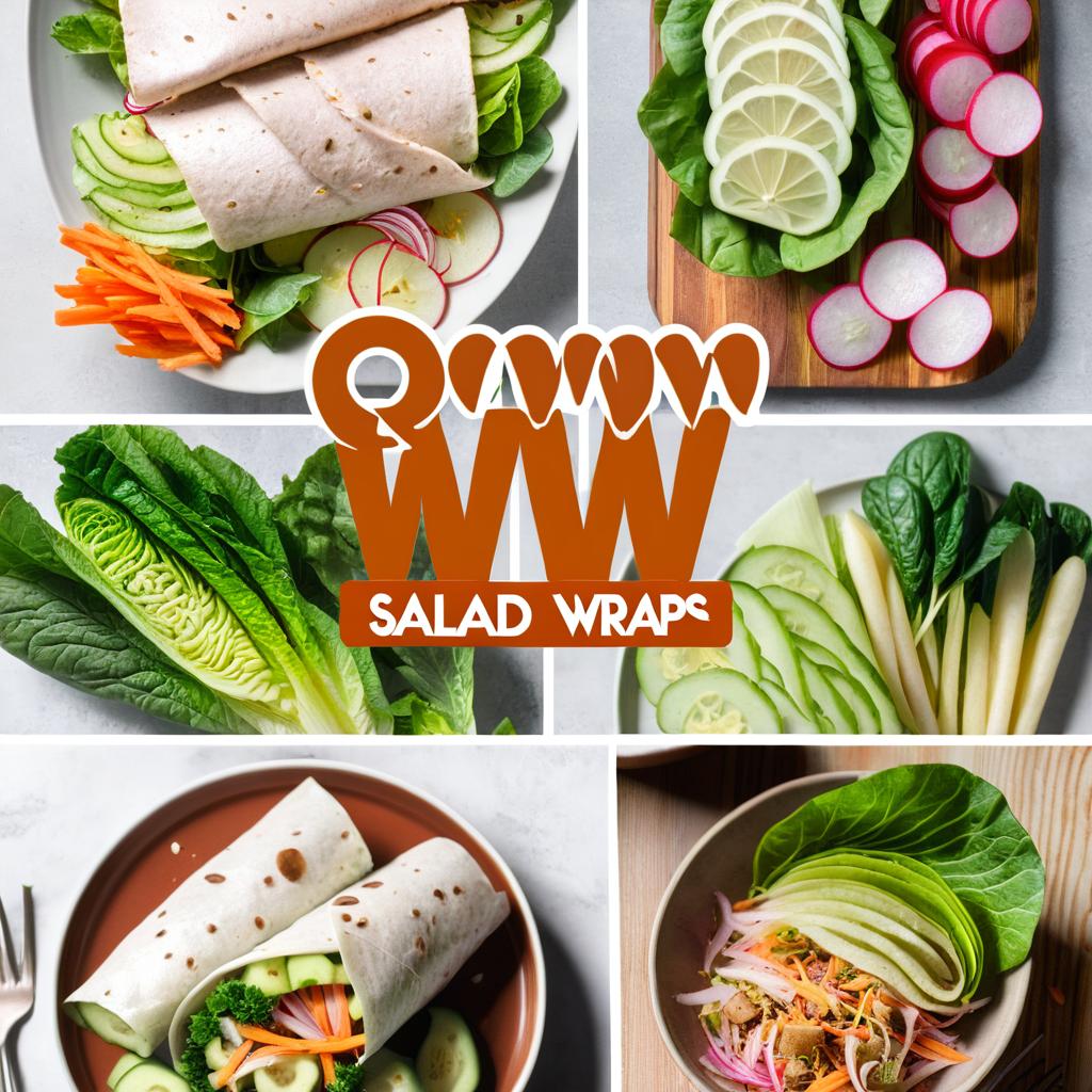 Vibrant Salad Wraps & Broccoli Mushroom Soup - A Healthy Feast