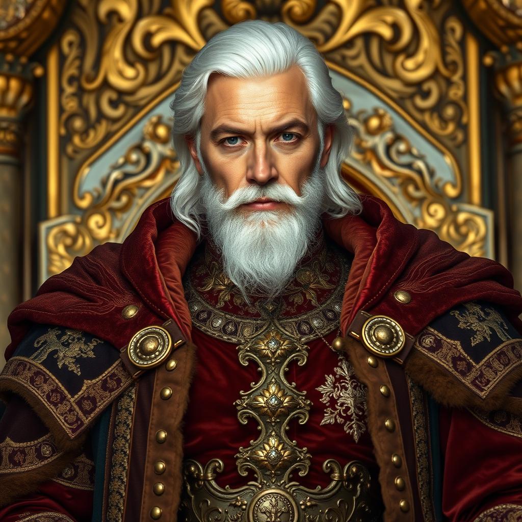 Meet the Regal King: Authority and Wisdom Personified