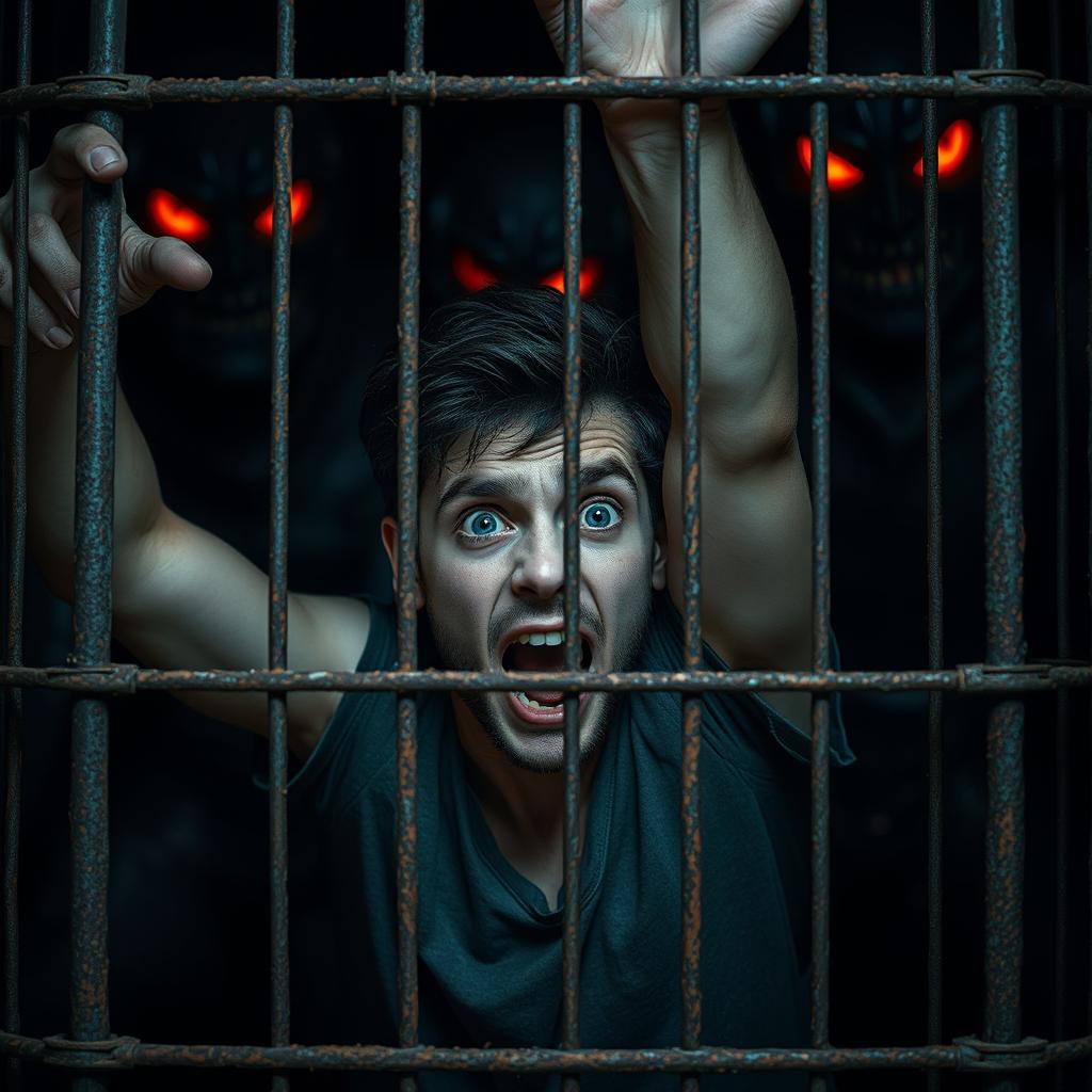 Desperate Escape from Dread: A Haunting Visual Story