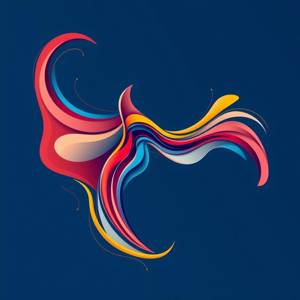 Discover the Vibrant Abstract Representation of Male Anatomy