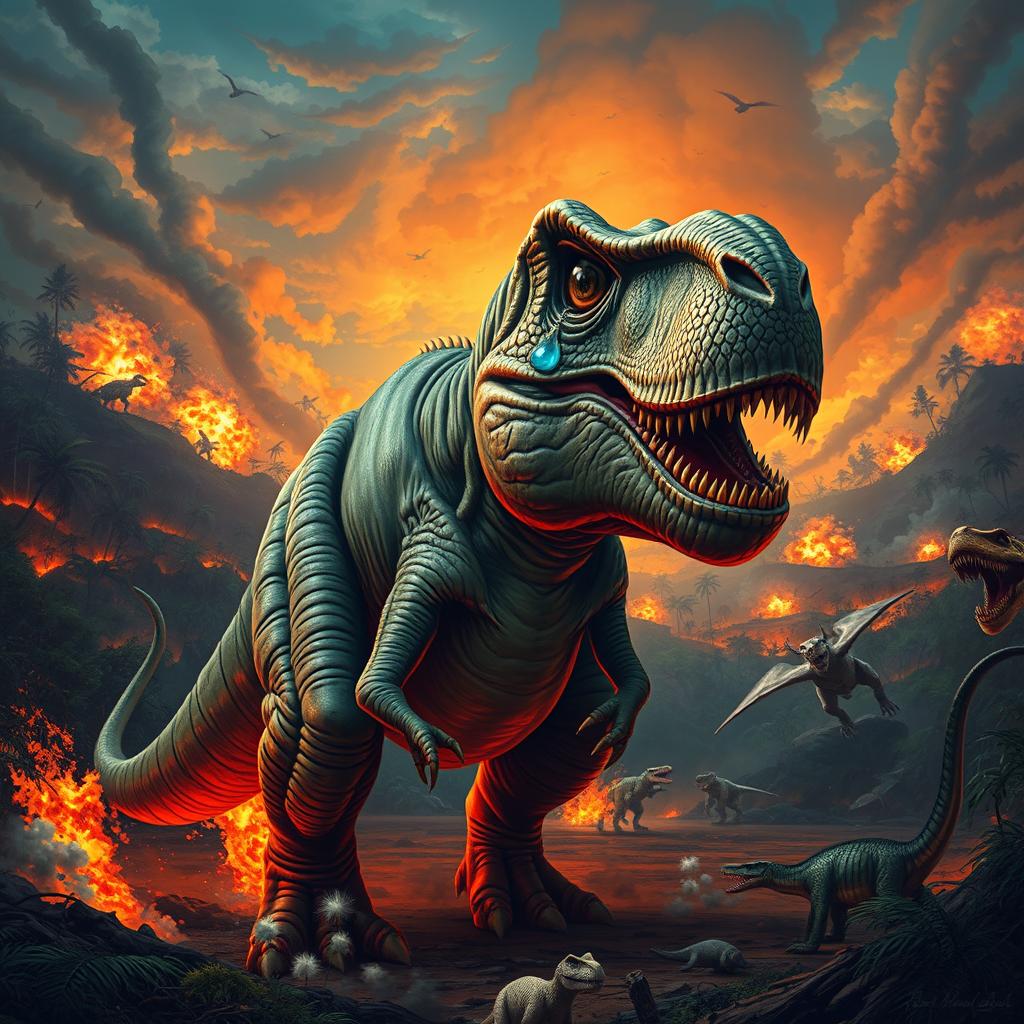 Epic T-Rex Showdown: A Battle for Domination