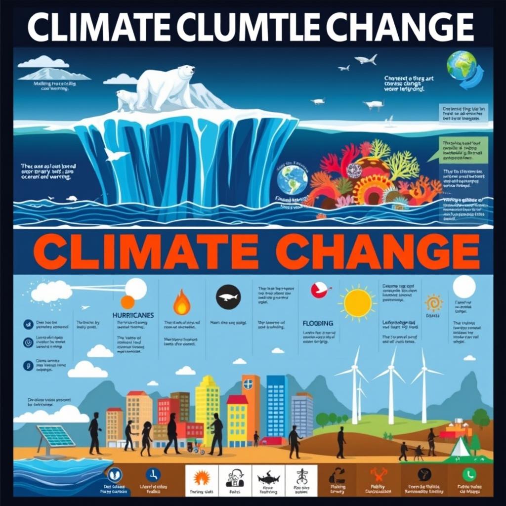 Educational Poster on Climate Change Effects | Urgent Call to Action