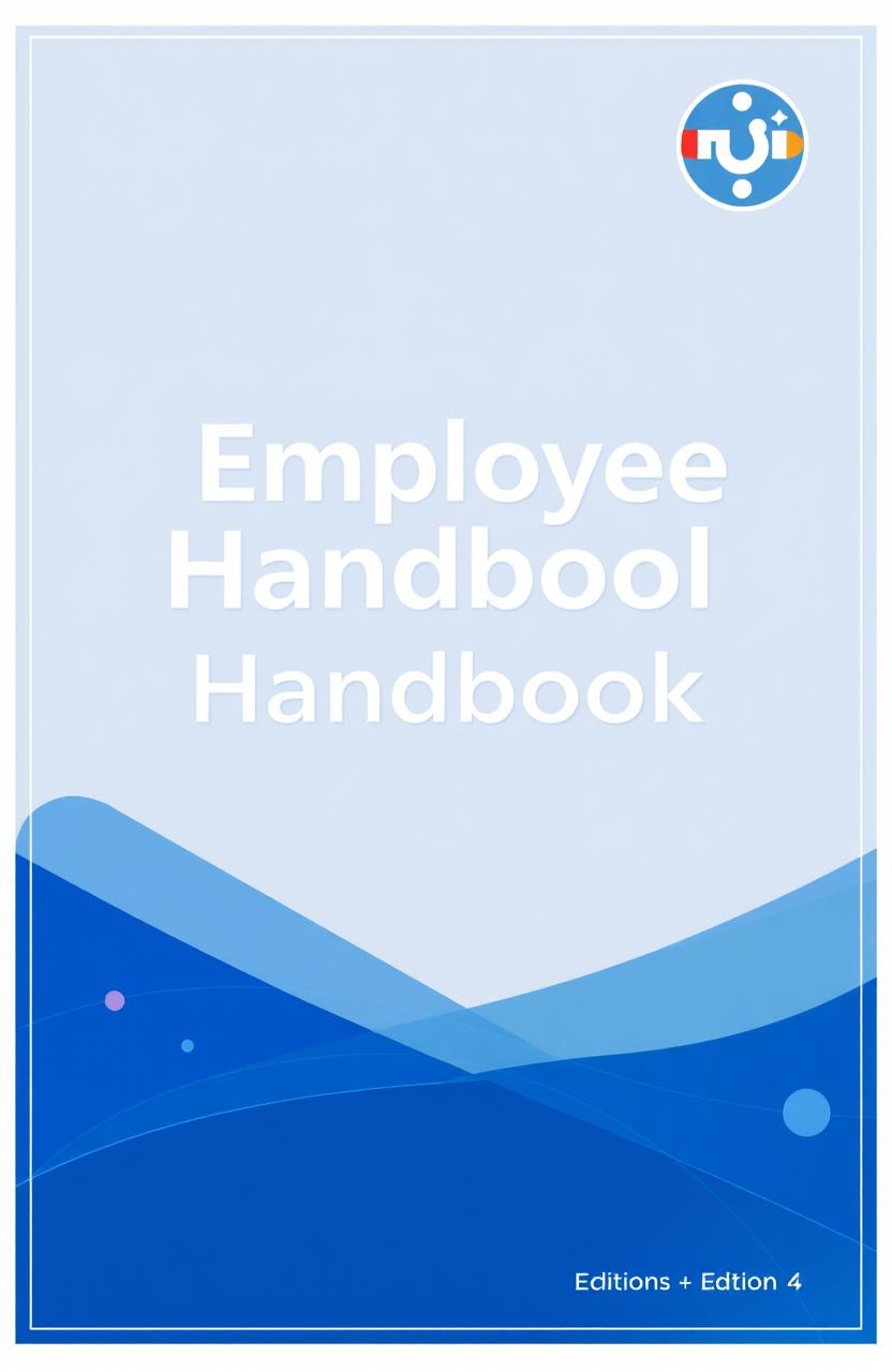 Professional Employee Handbook Cover Design