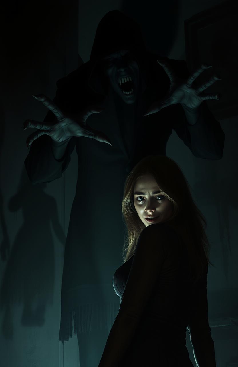 Encounter the Shadow Ripper: A Spine-Chilling Horror Scene