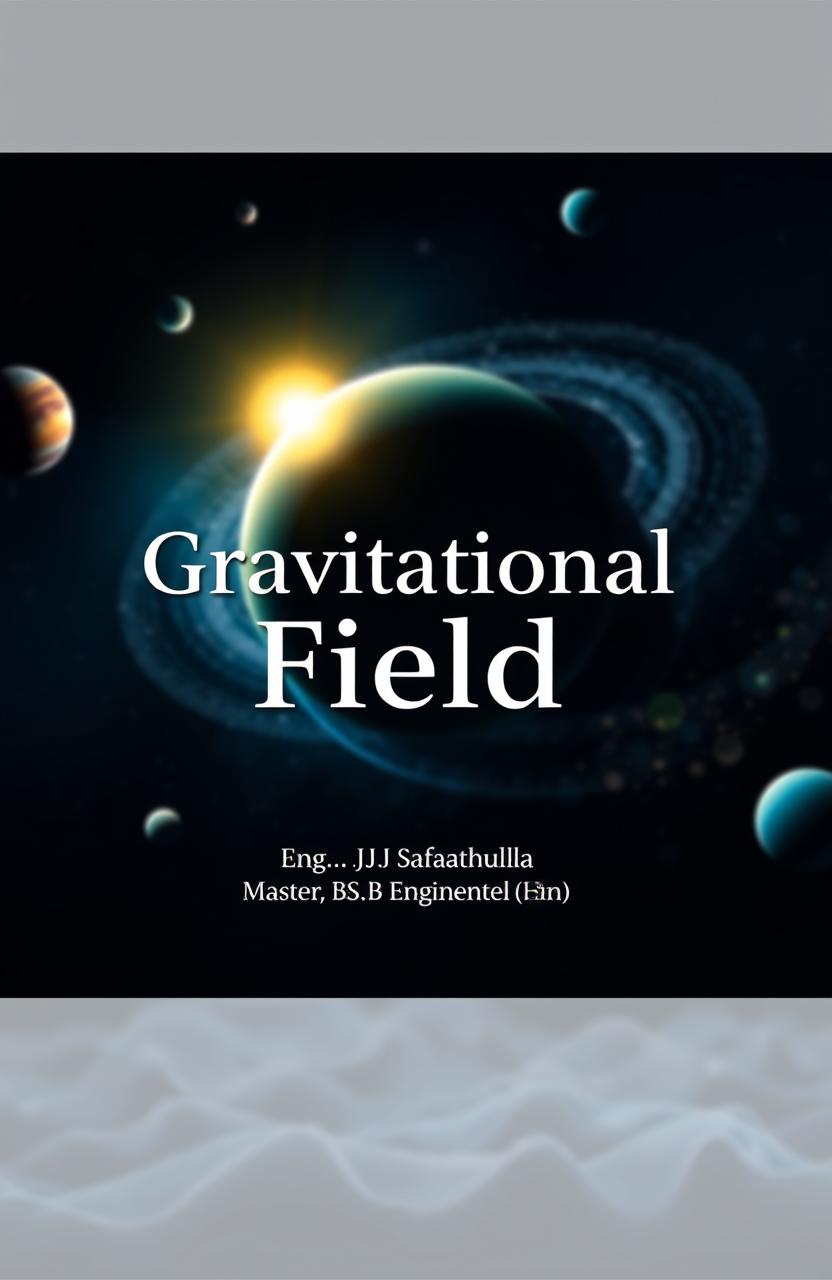 Elegant Cover Page Design for Gravitational Field Physics Lecture