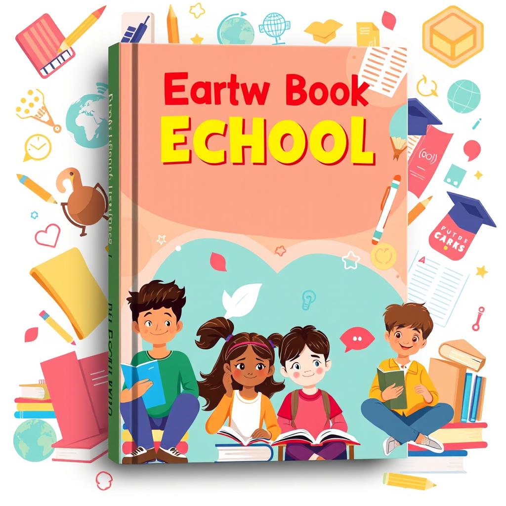 Vibrant Book Cover Design for Diverse Students | Idyllic