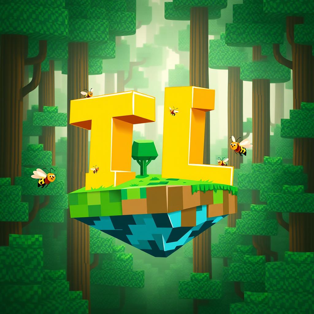 Bold TL Logo: Minecraft Inspired