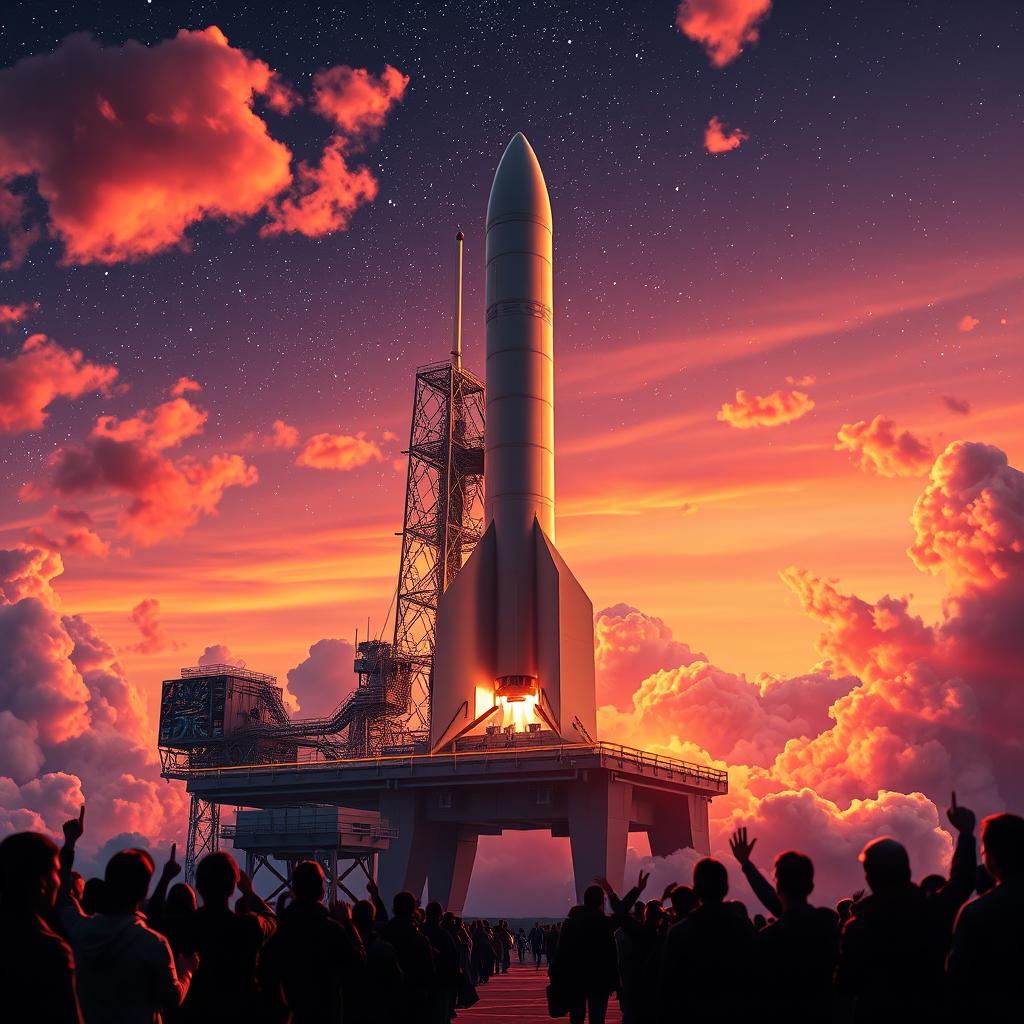 Ignite Your Imagination: Spectacular Rocket Launch Art