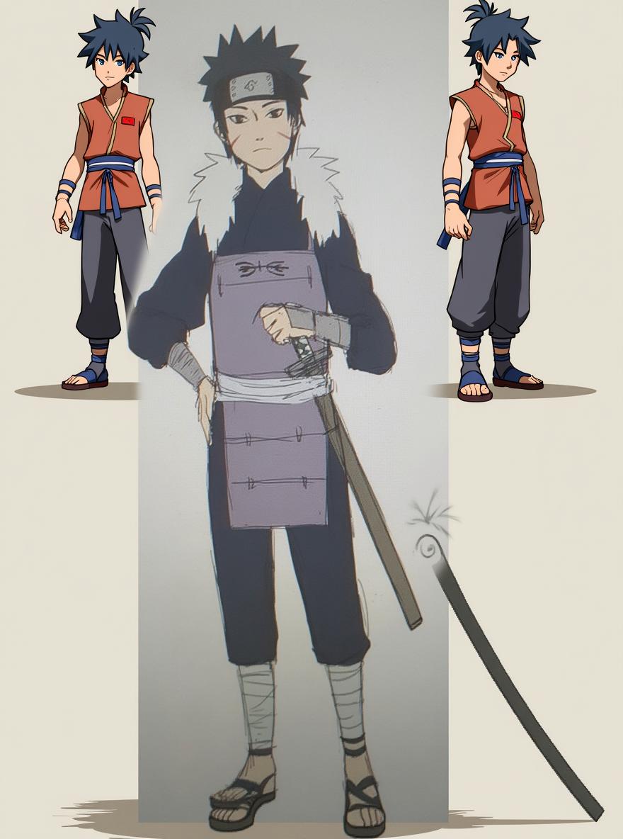 Unleash the Shinobi Within: Dynamic Action Poses