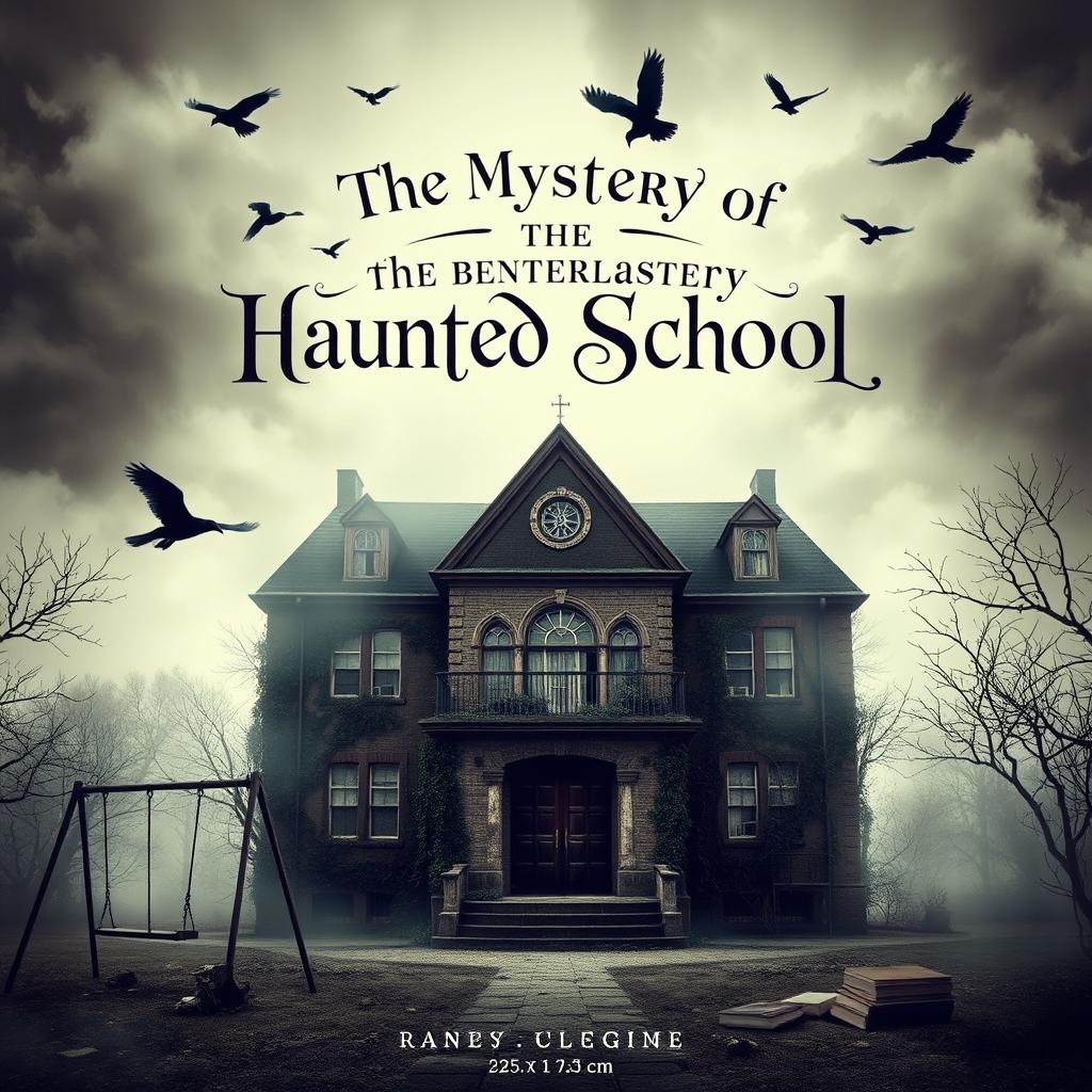 The Mystery of the Haunted School - Book Cover Design