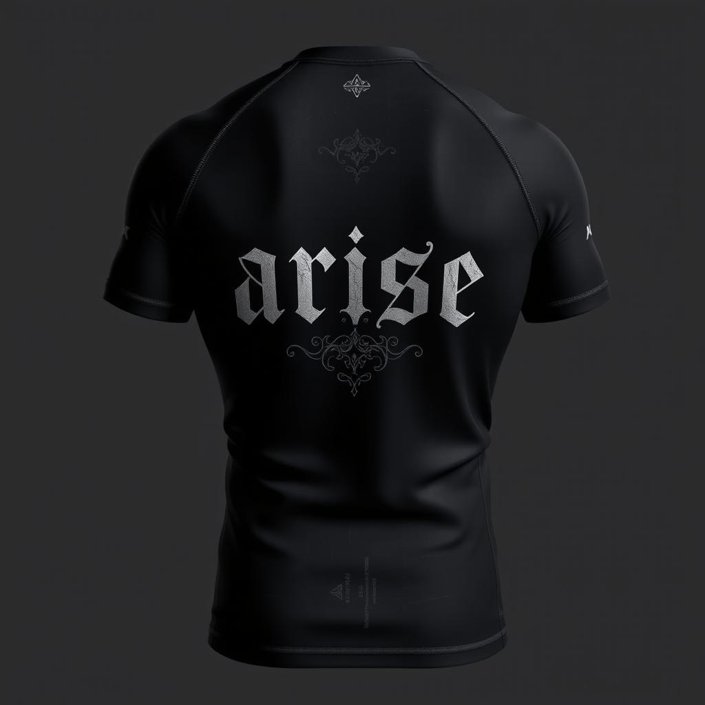 Unleash Your Power with the 'Arise' Gothic Compression T-Shirt