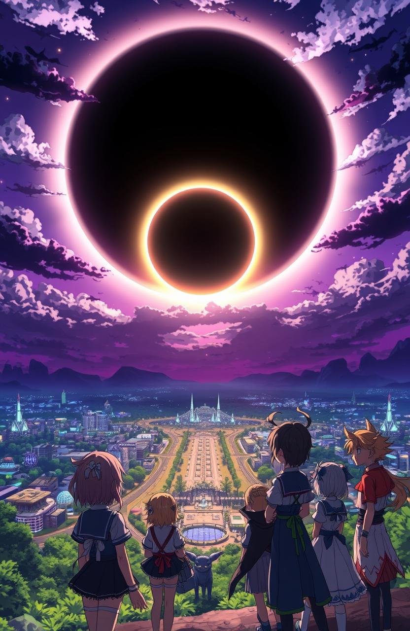 Epic Anime Eclipse Scene: A Celestial Adventure Awaits