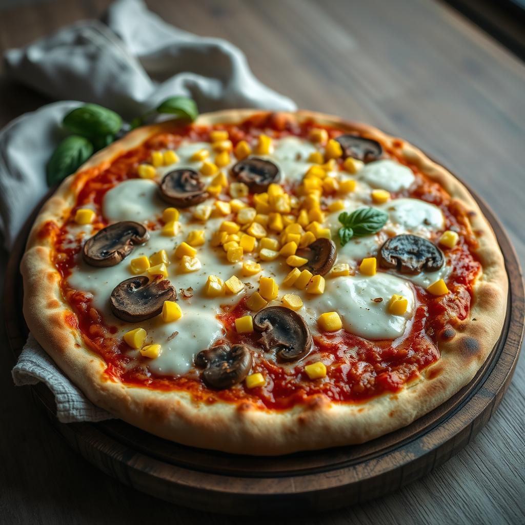 Mouthwatering Hyper-Realistic Pizza
