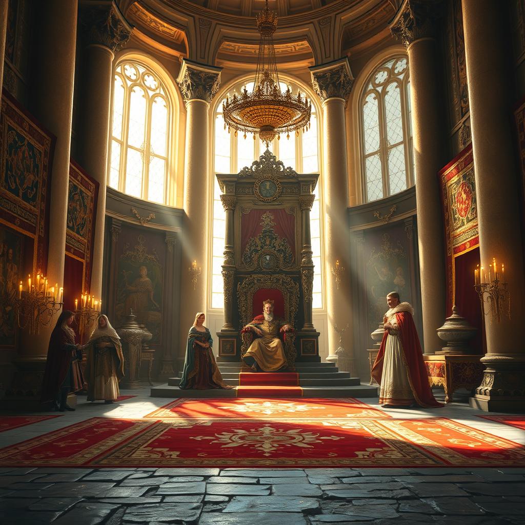Enter the Opulence: A Royal Throne Room