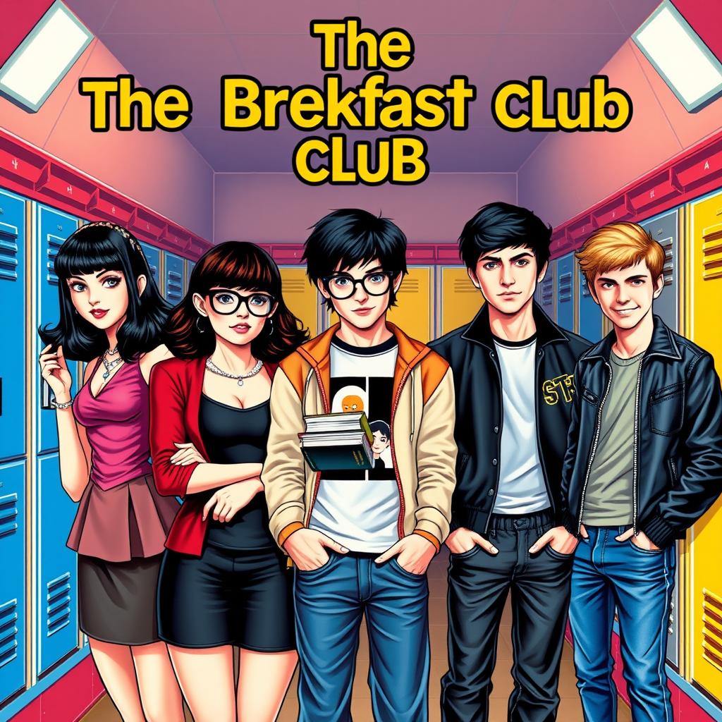 Revive the '80s: Colorful Breakfast Club Inspired Poster