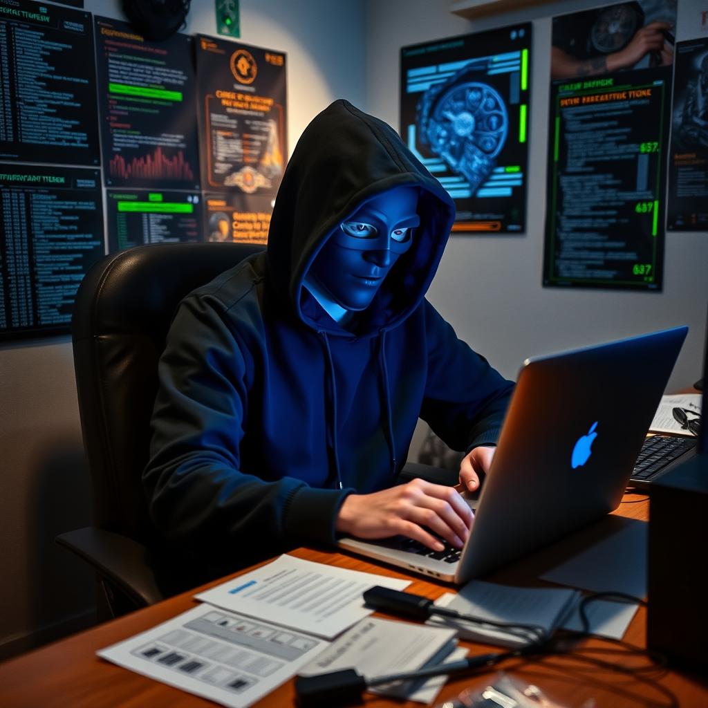 Master the Craft: Focused Hacker in Action