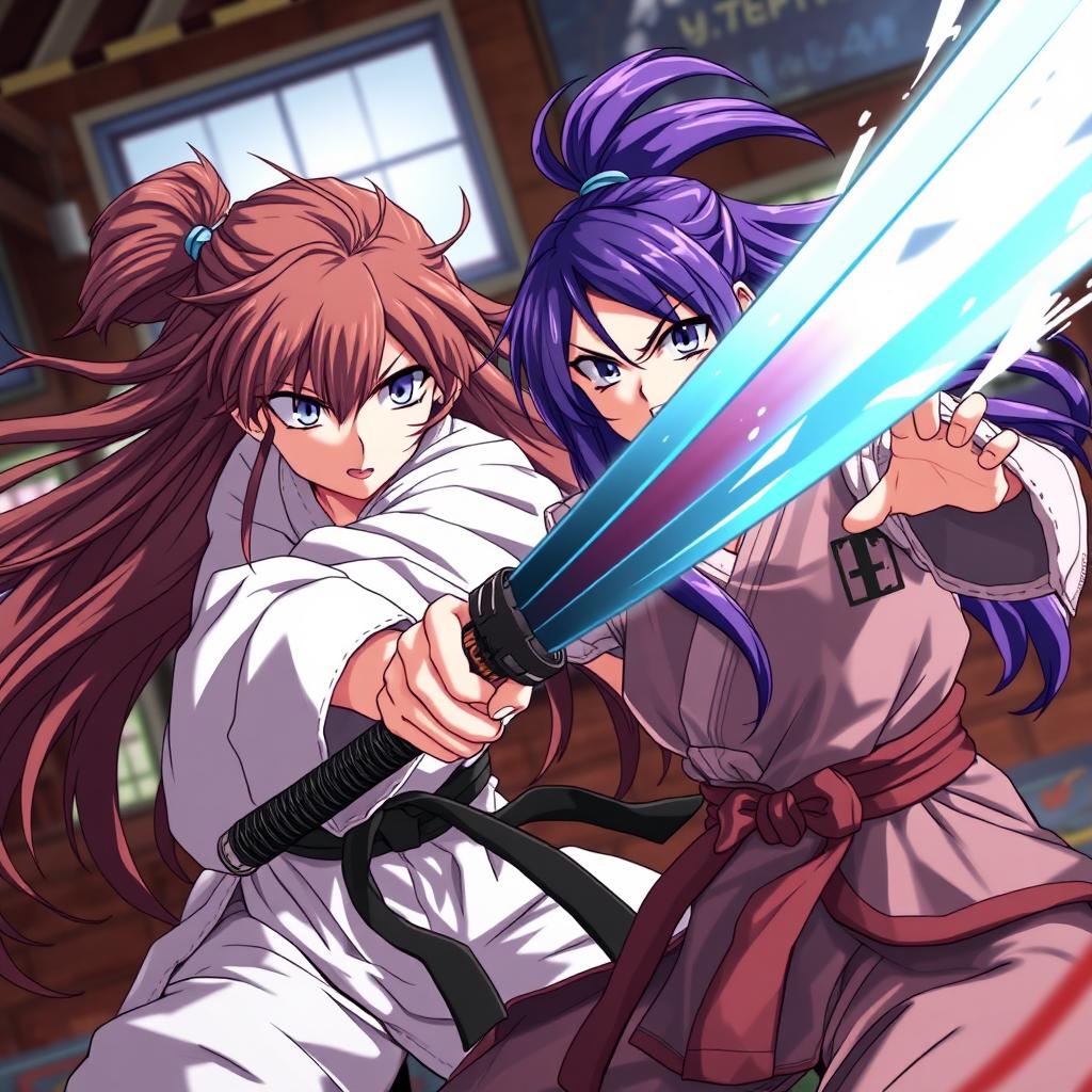 Epic Duel: Anime Karate Girls in Action
