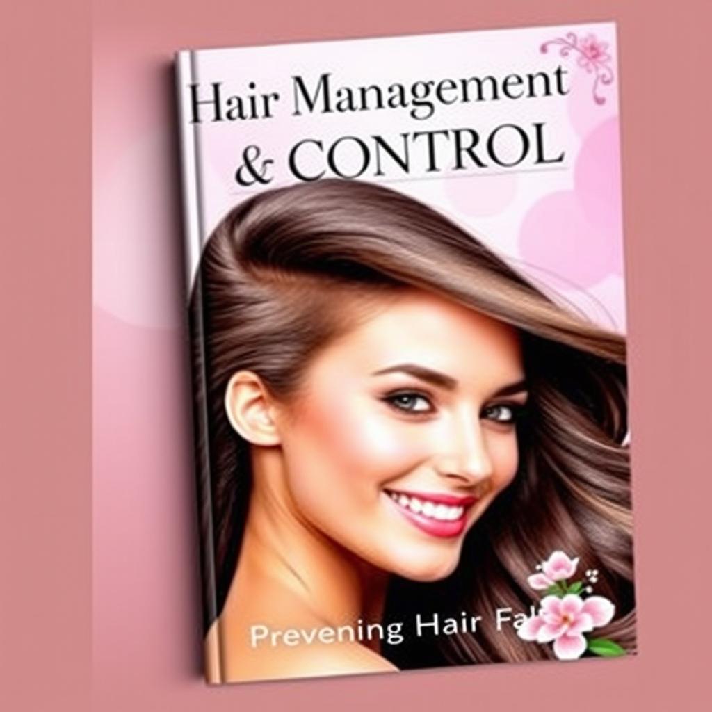 Stylish Book Cover Design for 'Hair Management & Control'