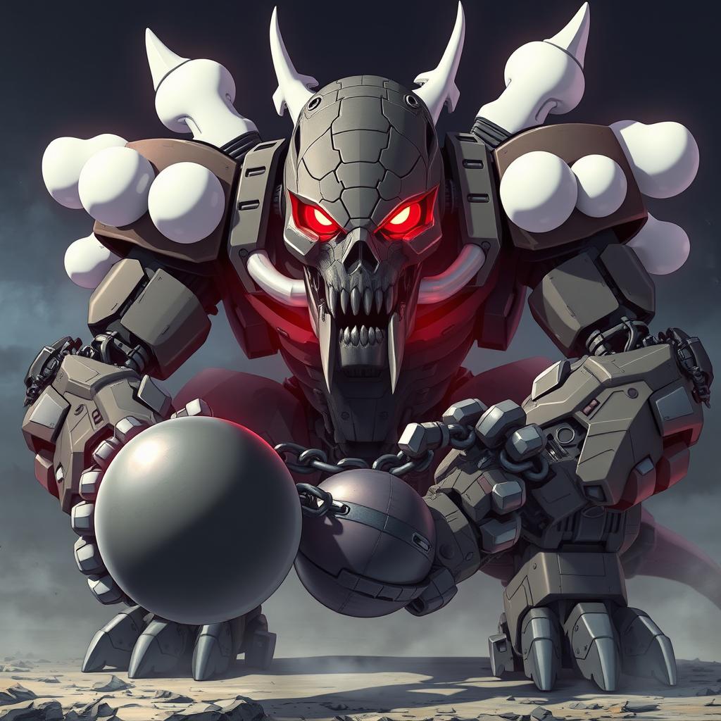 Epic Anime: Menacing Robotic Creature