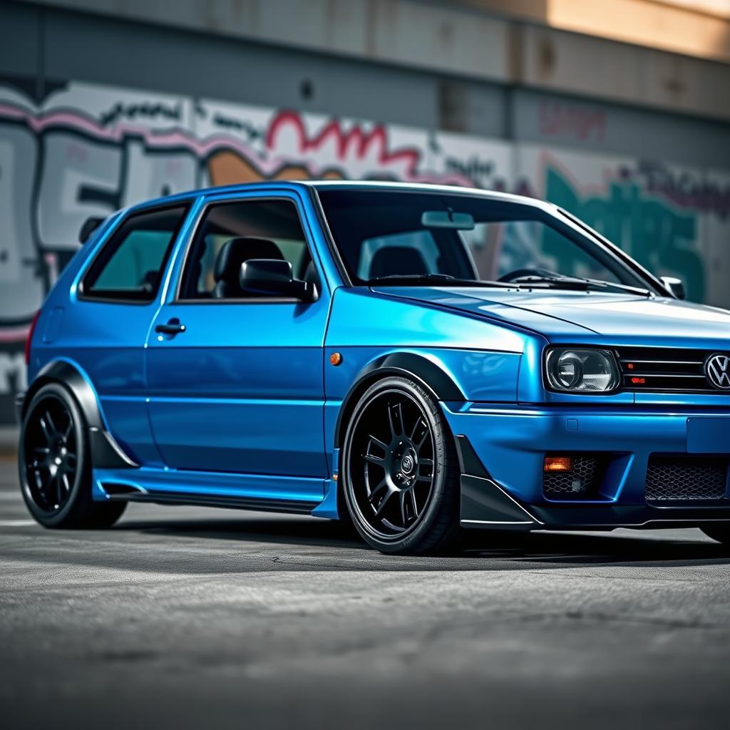 Stand Out with a Modified VW Gol G2 in Metallic Blue