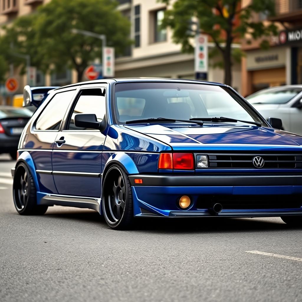 Stunning 1997 VW Gol G2: A Metallic Blue Masterpiece