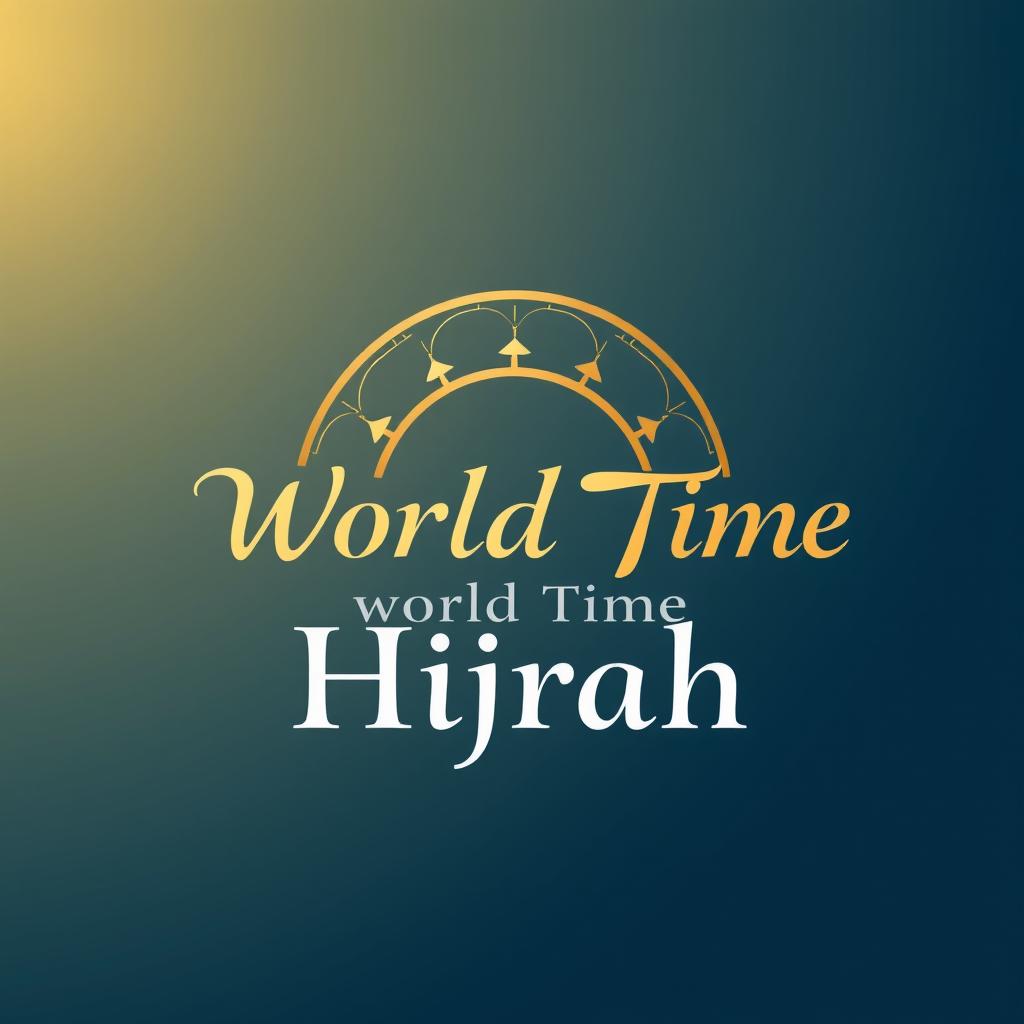 Modern Logo Design for World Time Hijrah