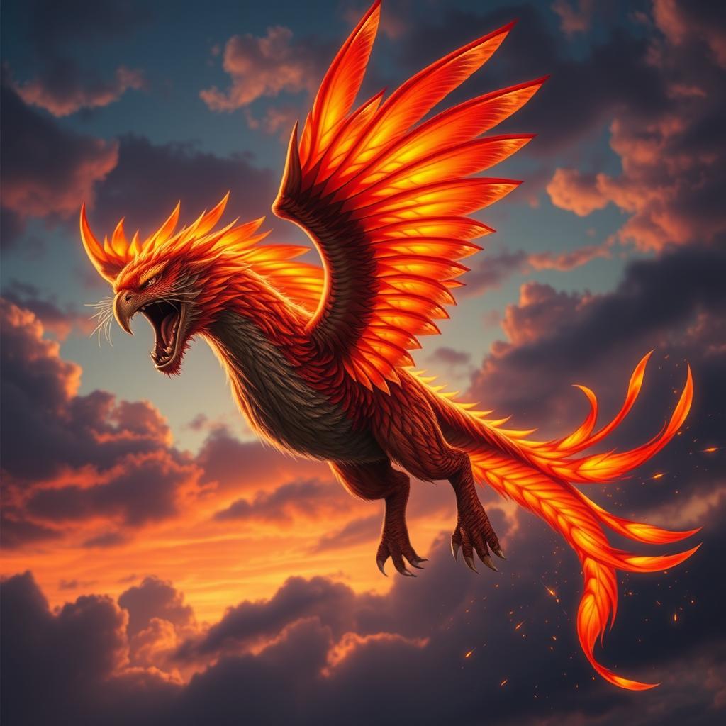 Legendary Saber-Toothed Phoenix: Where Majesty Meets Fury