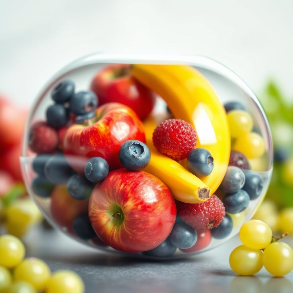 Fruit Fusion in a Capsule: A Colorful Delight